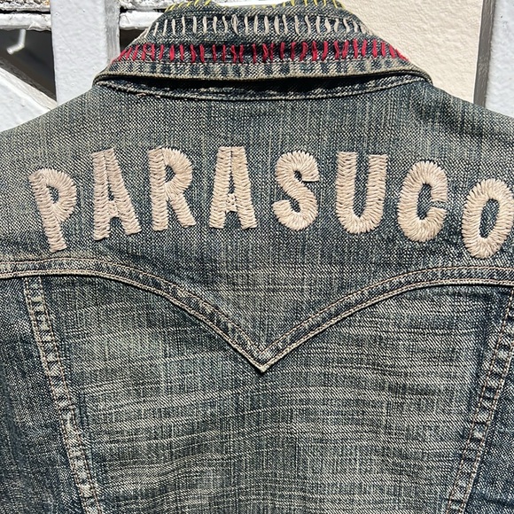 Parasuco | Jackets & Coats | Vintage Embroidered Denim Jacket | Poshmark